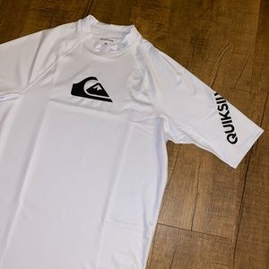 Quiksilver | Swim | Quiksilver Short Sleeve Upf 5 Rash Guard For Men ...